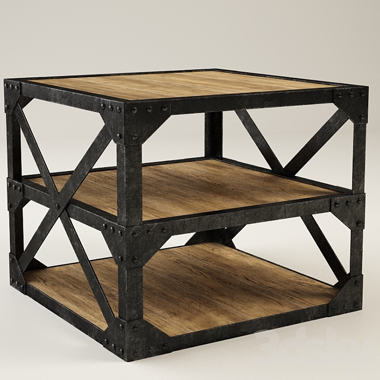 GRAMERCY HOME - TOWER SIDE TABLE 522.001 - Table - 3D model