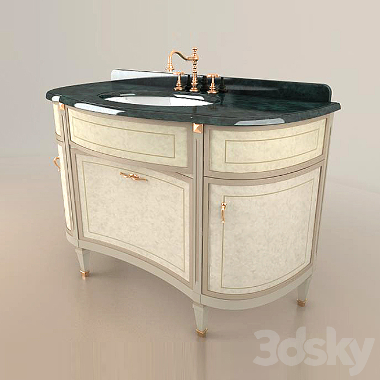LineaTre Venice - Bathroom furniture - 3D model