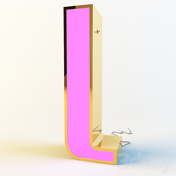 Delightfull GRAPHIC LAMP COLLECTION - Floor lamp - 3D model