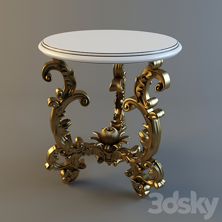 table-stand round - Table - 3D model