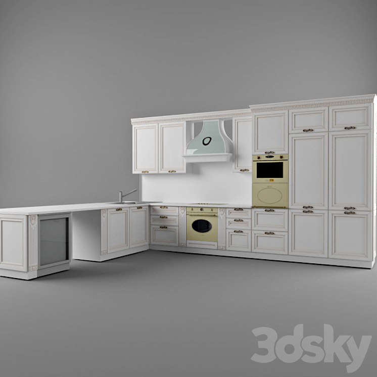 MERANO kitchen of Italian facades and extractor factory MERANO ...