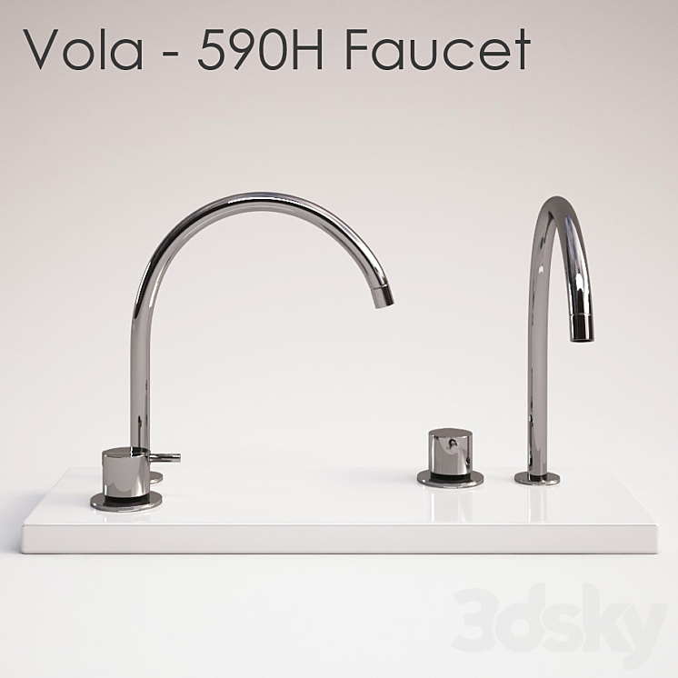 Vola 590H Faucet - Faucet - 3D model
