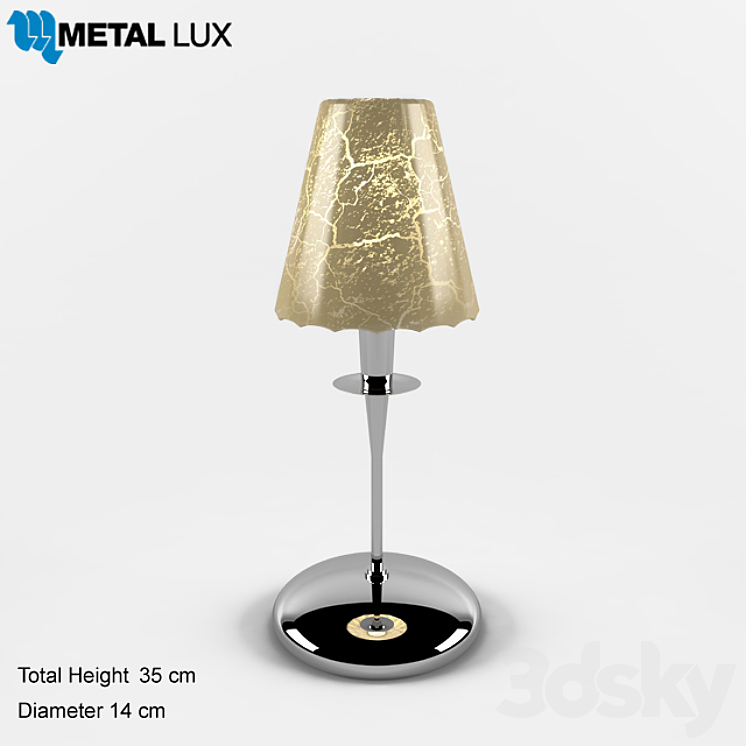 Metallux Opera - Table lamp - 3D model