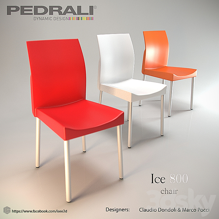 Ice 800 chair - Chair - 3D model