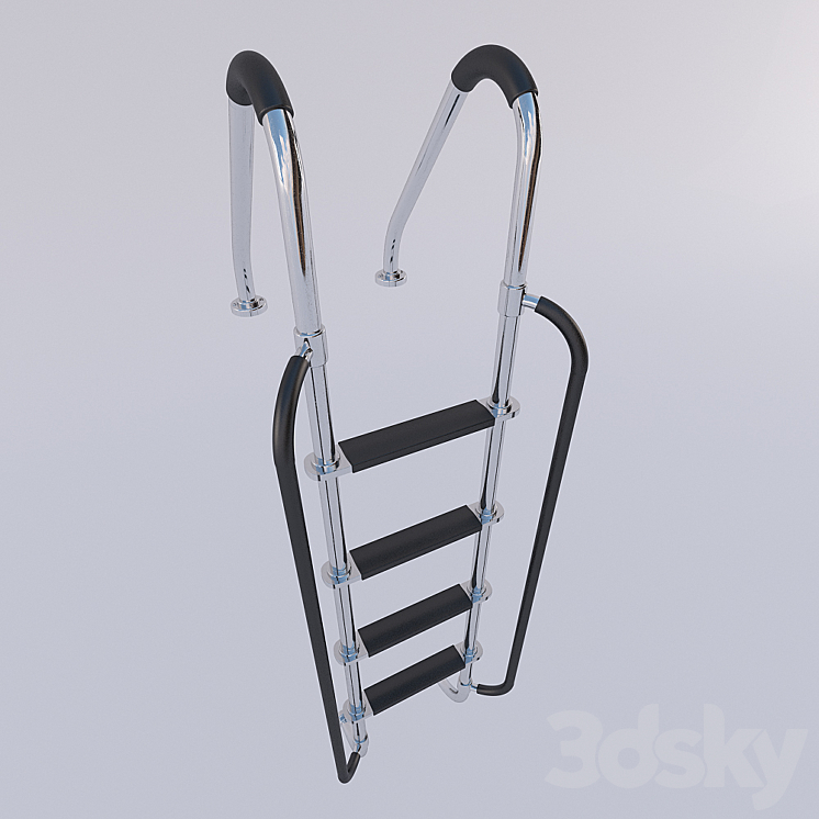 swimming pool leader - Staircase - 3D model