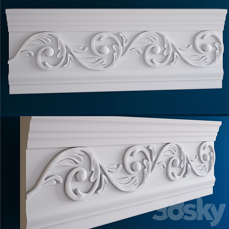 molding - Decorative plaster - 3D model
