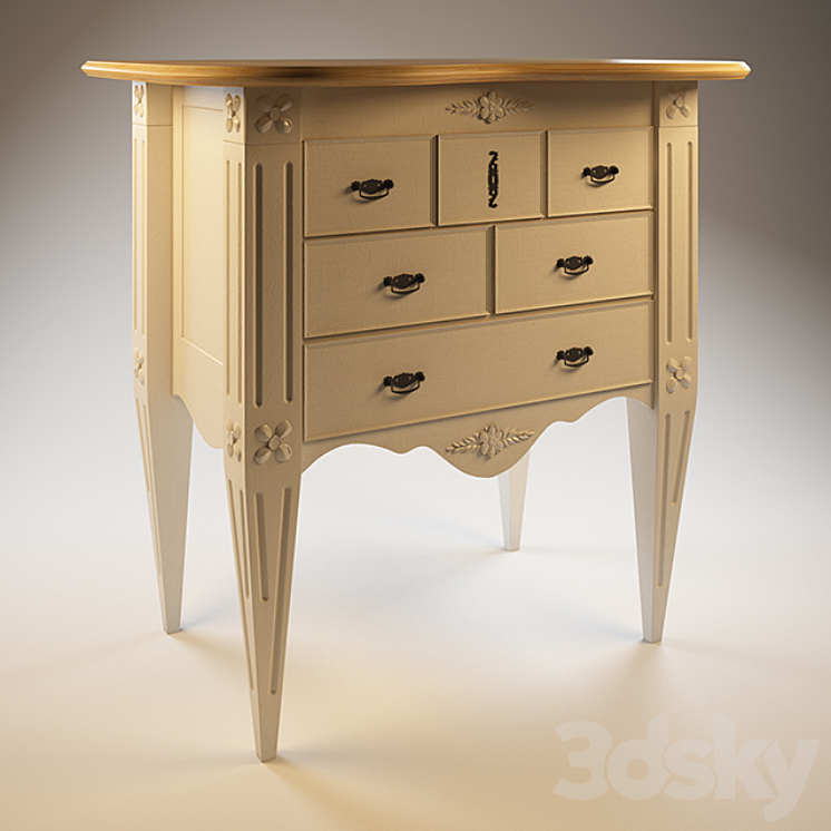 Commode on legs (the author's work) - Sideboard & Chest of drawer - 3D ...
