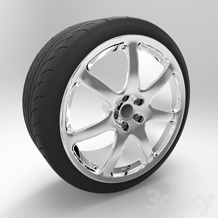 TVR Wheel - Ground Transport - 3D model