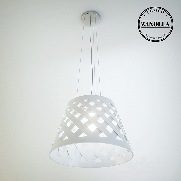 Enrico Zanolla - Pie, pendant lamp - Pendant light - 3D model