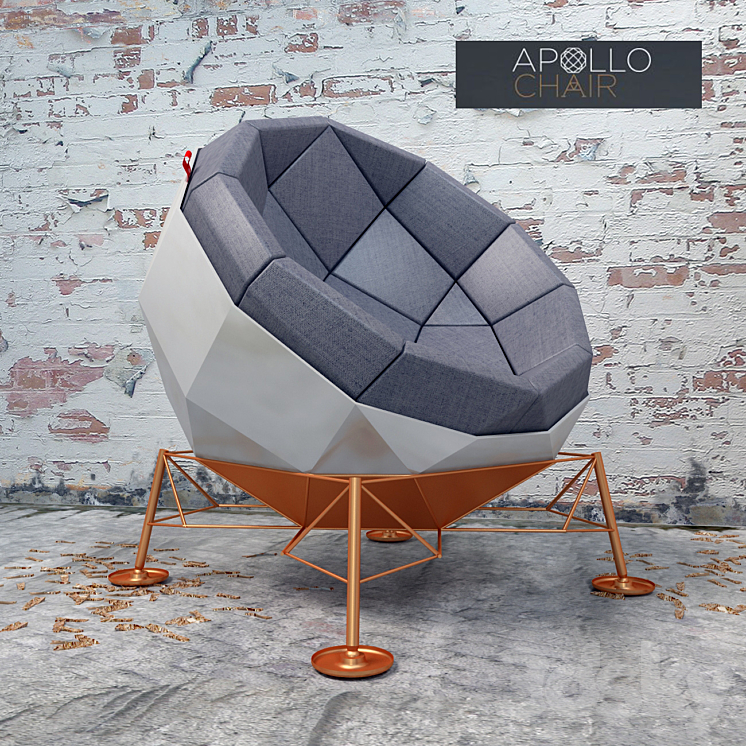 Apollo Chair - Arm chair - 3D model