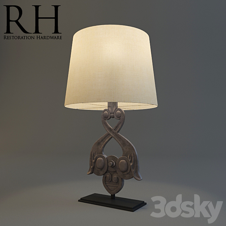 Restoration Hardware / 18th wall anchor table lamp - Table lamp - 3D model