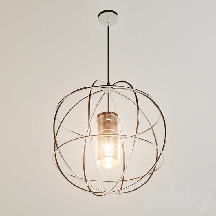 Zeppelin Round - Pendant light - 3D model