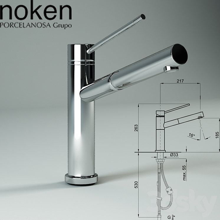 kitchen taps PAL - Faucet - 3D model