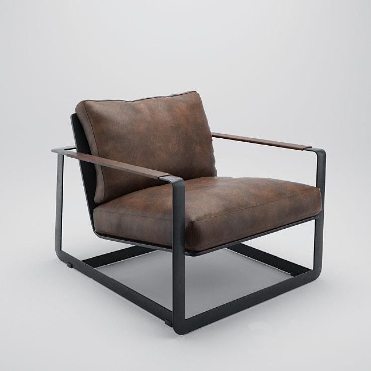 poliform_gaston - Arm chair - 3D model