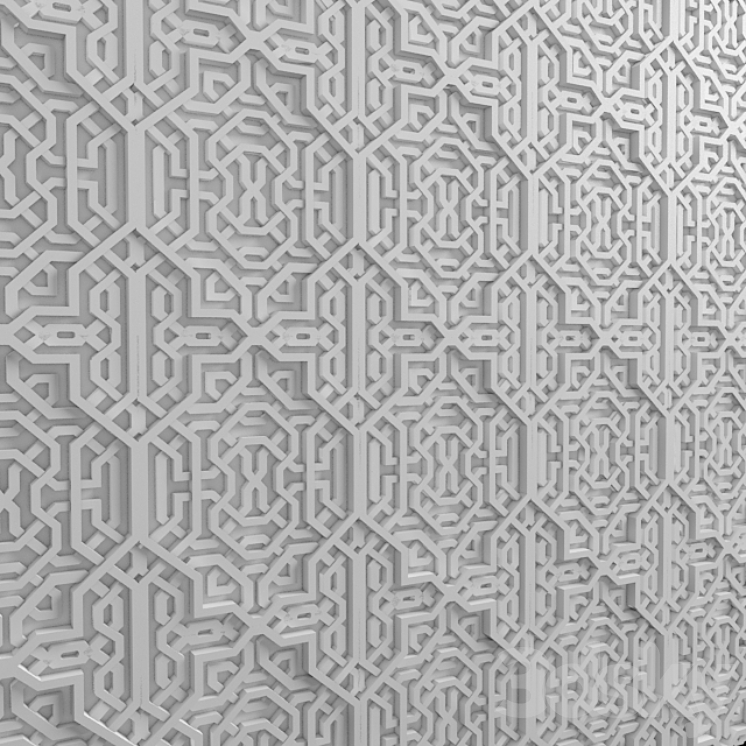 3d wall Arabic style 2 - Other decorative objects - 3D model