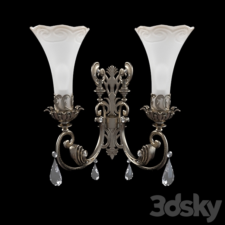 Lamp Ponga 2431_2W - Wall light - 3D model