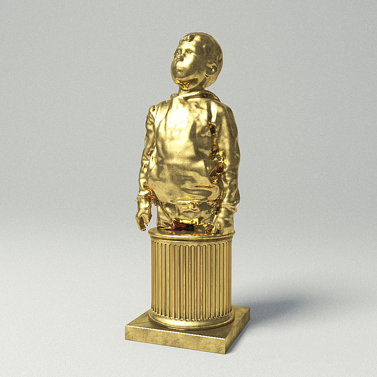 statuette of a boy - Sculpture - 3D model