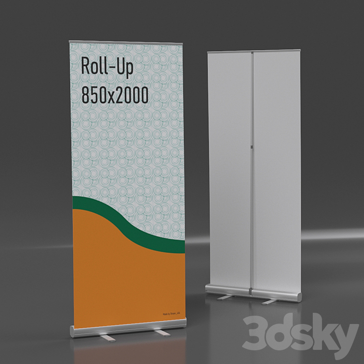 Roll-Up 850 - Shop - 3D model