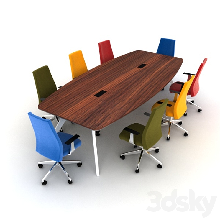 meeting table - Office furniture - 3D model