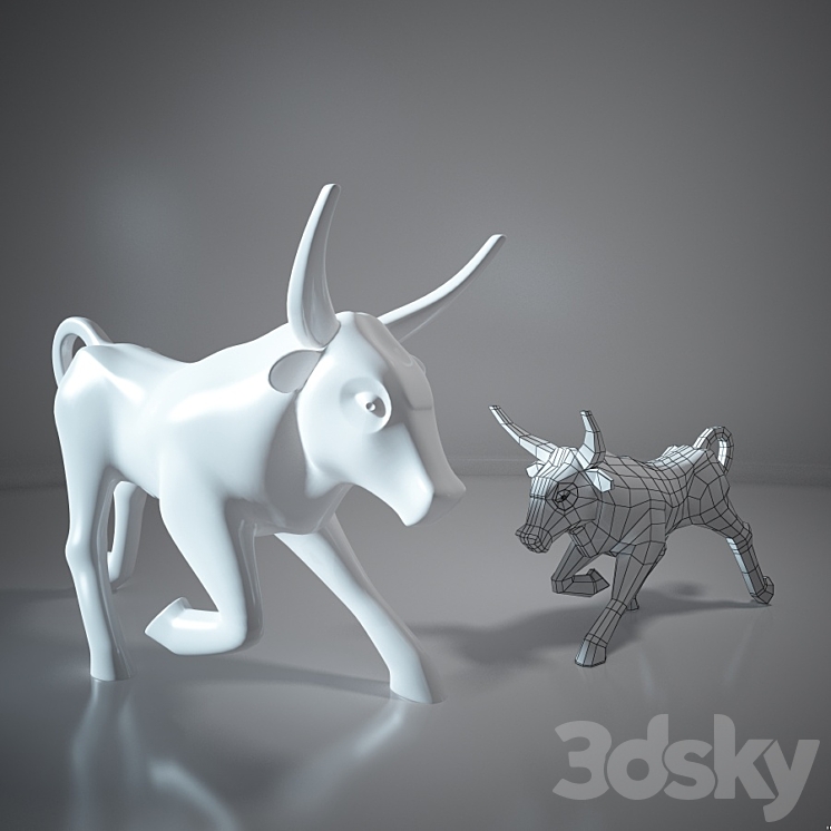 Bull. Statuette - Other decorative objects - 3D model