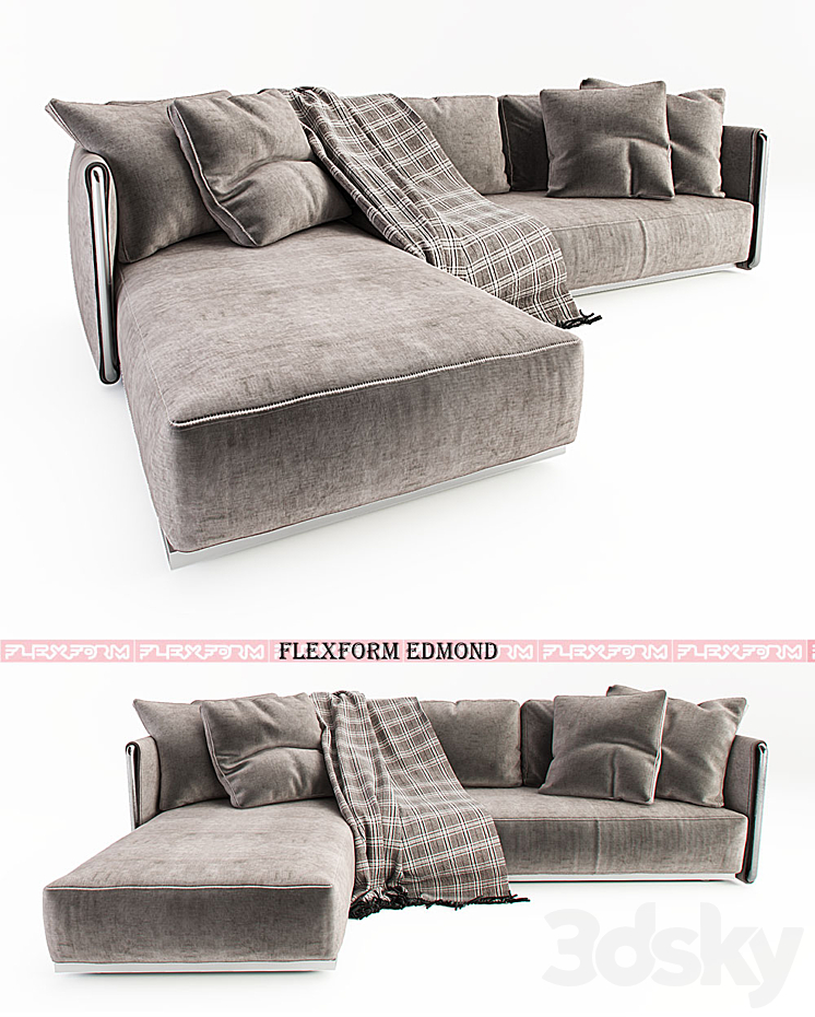 FLEXFORM Edmond - Sofa - 3D model