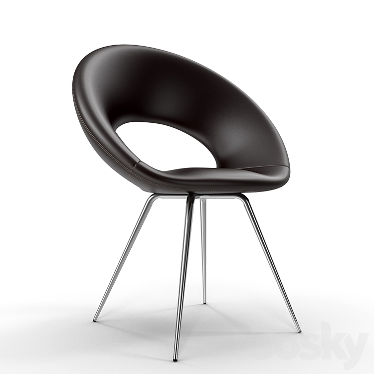 Leather Ring Chair - Chair - 3D model
