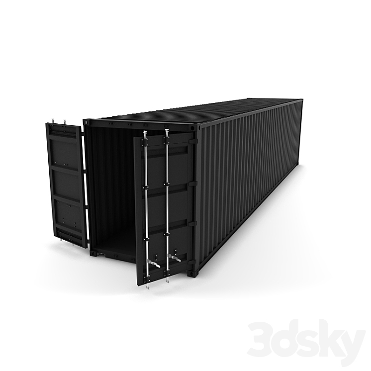 Cargo container (ISO) (40 feet) - Other - 3D model