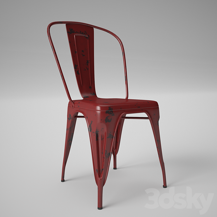 chair TOLIX HIGH BACK - Chair - 3D model