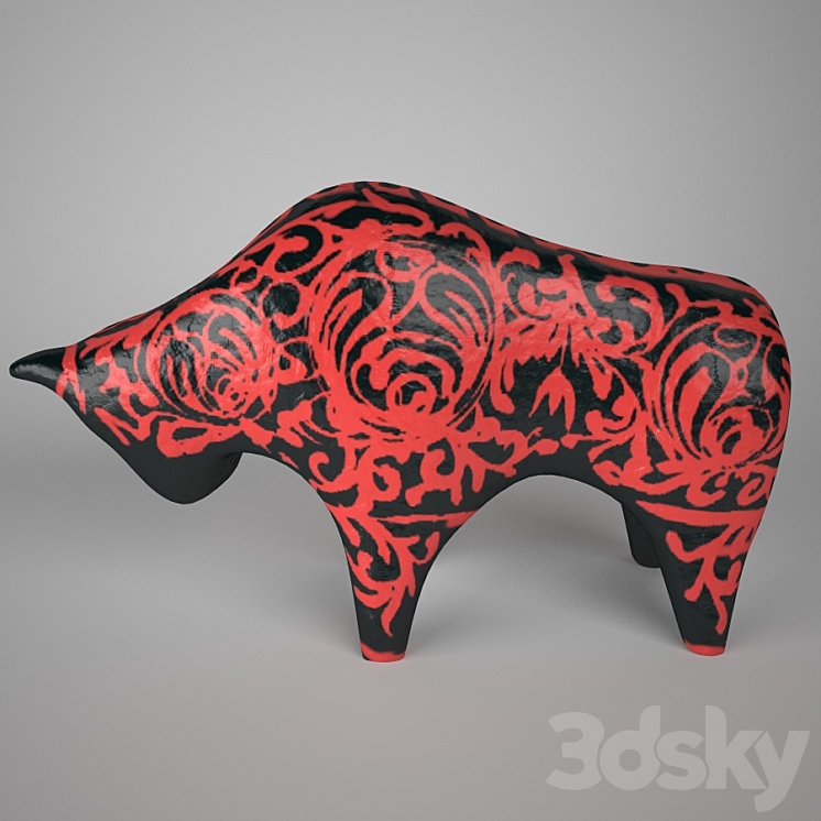 Bull - Other decorative objects - 3D model