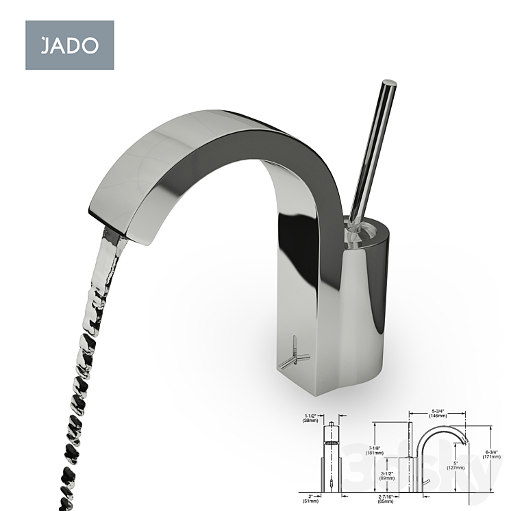 Jado Glance A5331 - Faucet - 3D model