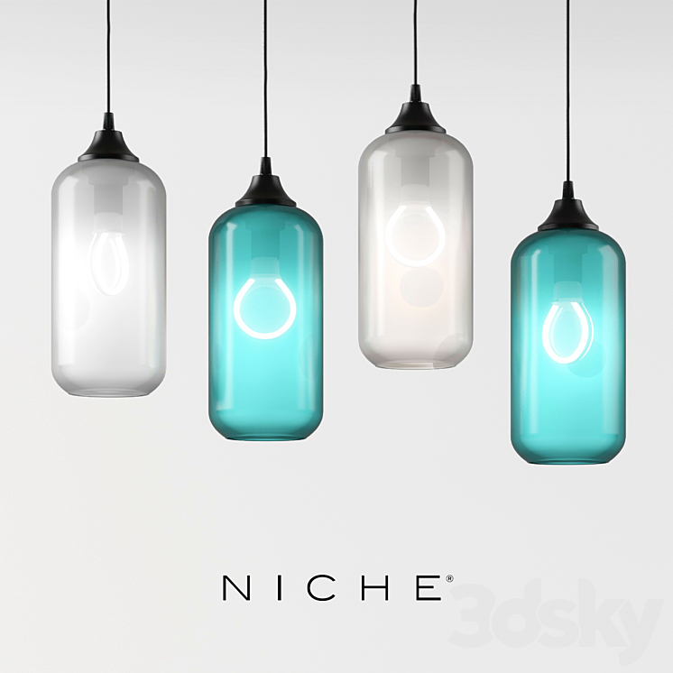 Niche lighting - Pendant light - 3D model
