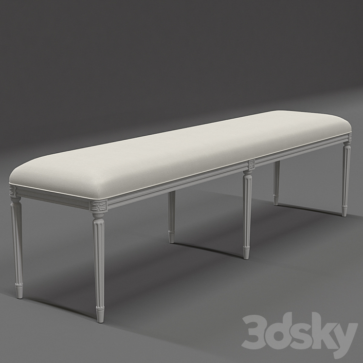 Eloquence® Grande Boudoir Bench - Other soft seating - 3D model