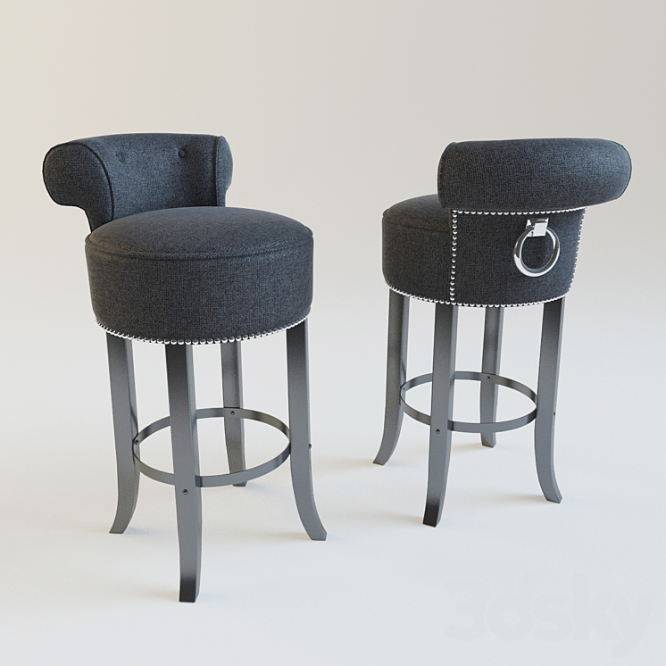 Barstool Eichholtz Sophia Loren - Chair - 3D model