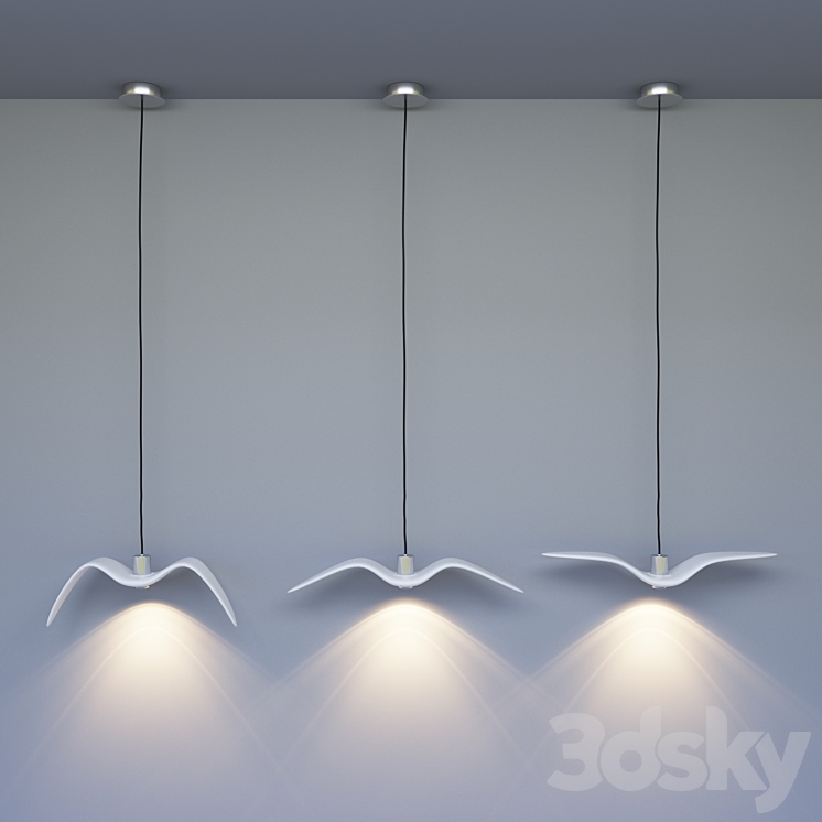 Lamp Fly - Pendant light - 3D model