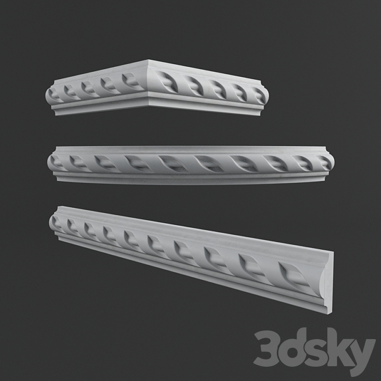 molding - Decorative plaster - 3D model