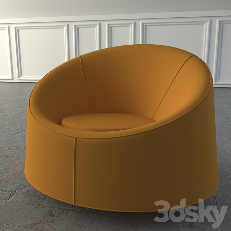 Tacchini Crystal Chair - Arm chair - 3D model