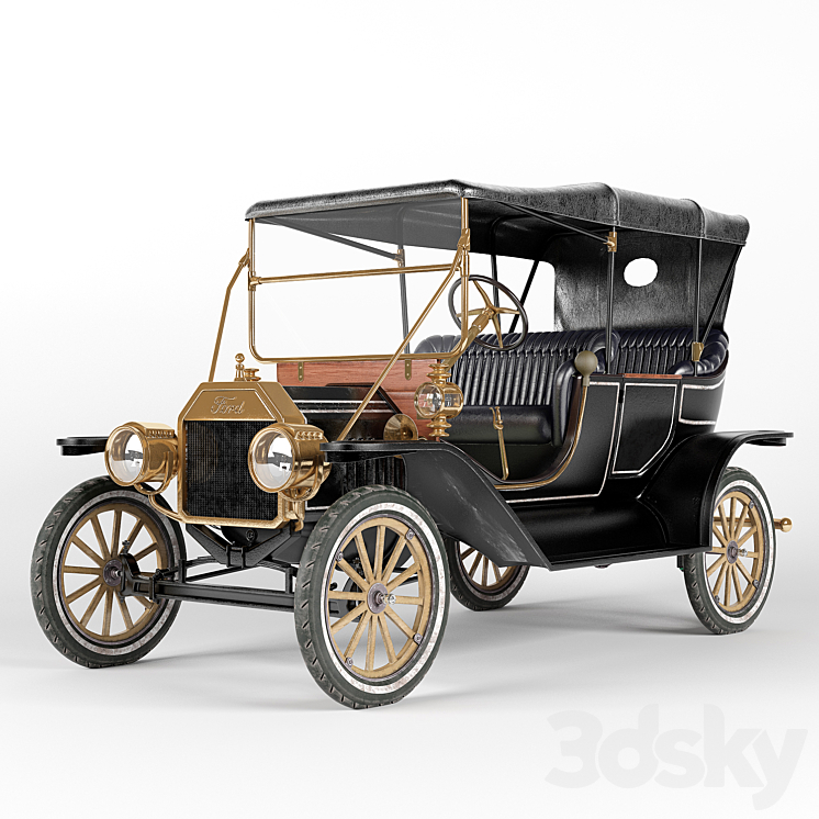 Ford T - Ground Transport - 3D model