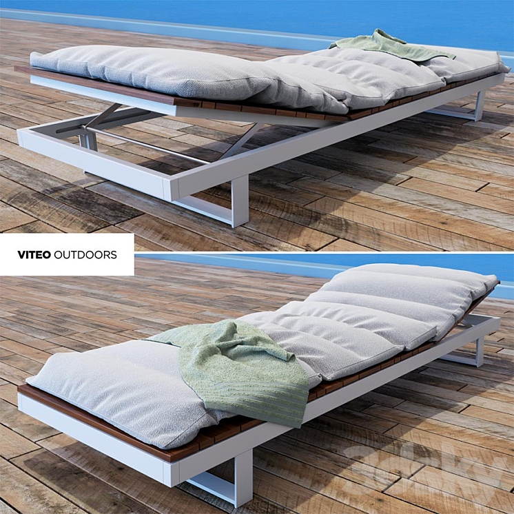 Pure Viteo Outdoor Chaise - Other - 3D model