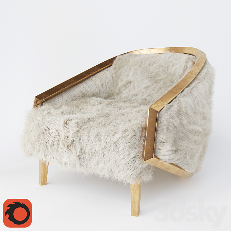 Pierre collection KOKOON CLUB CHAIR - Arm chair - 3D model