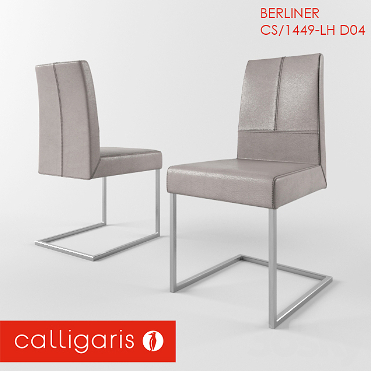 Chair Calligaris Berliner CS / 1449-LH - Chair - 3D model