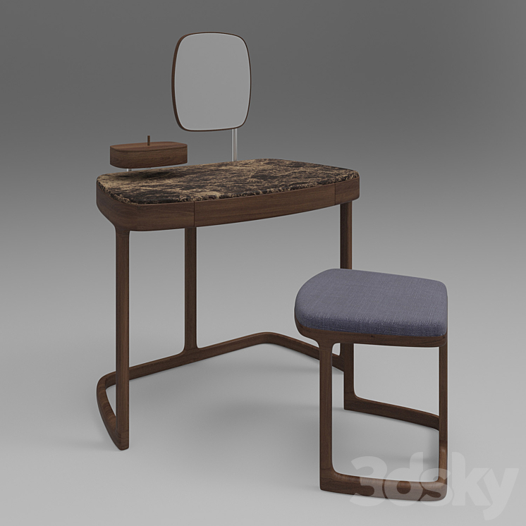 Porada Maskara - Dressing table - 3D model
