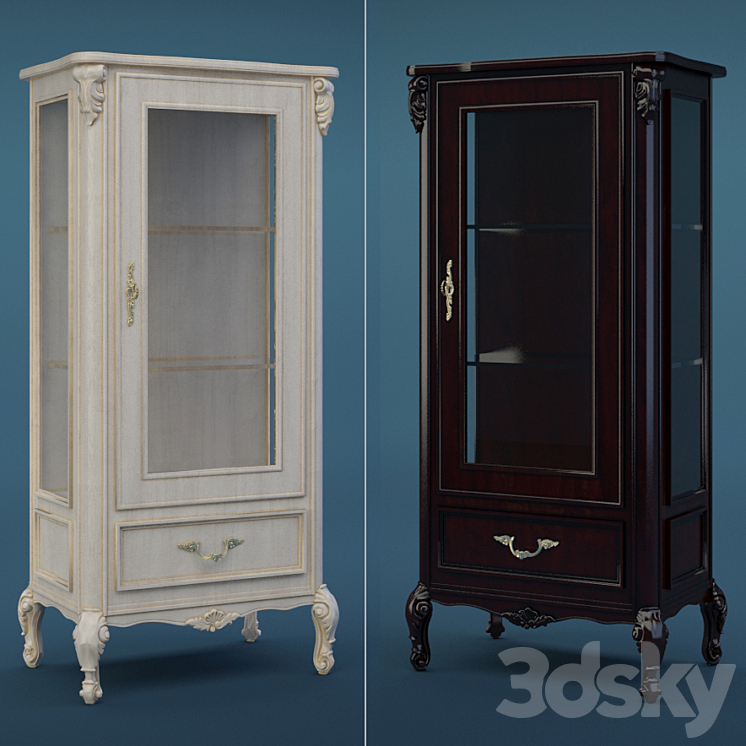 Showcase CAVIO - Wardrobe & Display cabinets - 3D model