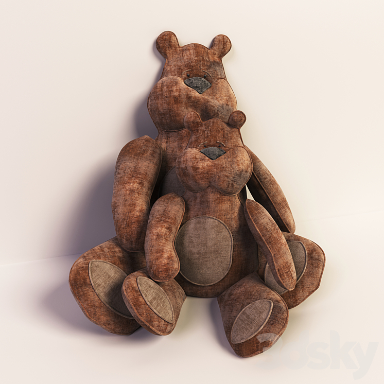 Bears - Toy - 3D model