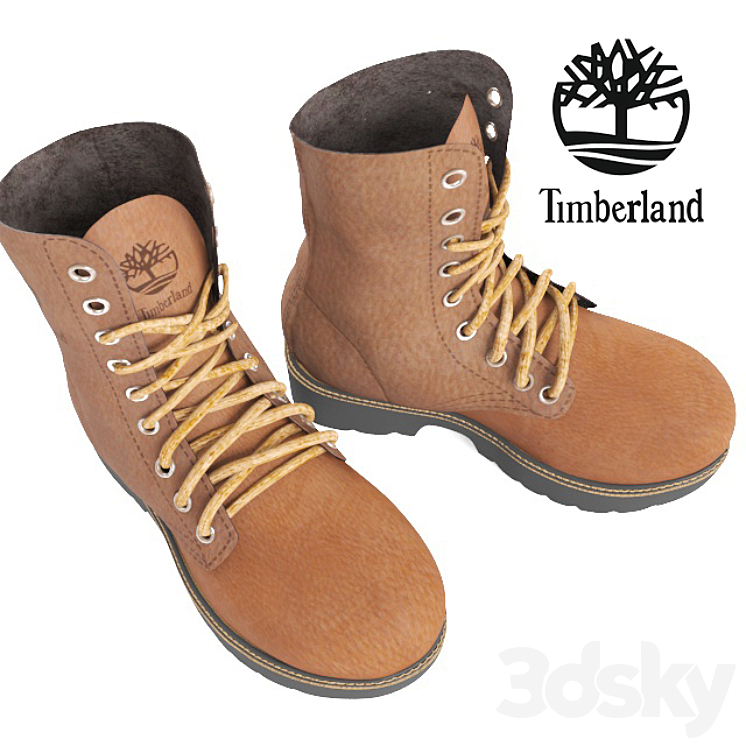 Timberland Boots - Сlothes and Footwear - 3D model