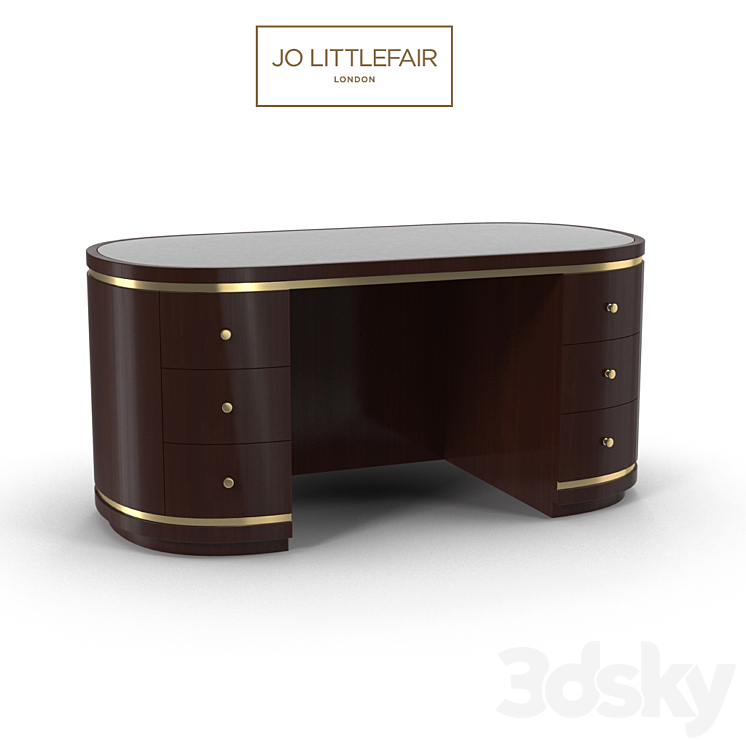 Jo littlefair London Berwick desk - Table - 3D model