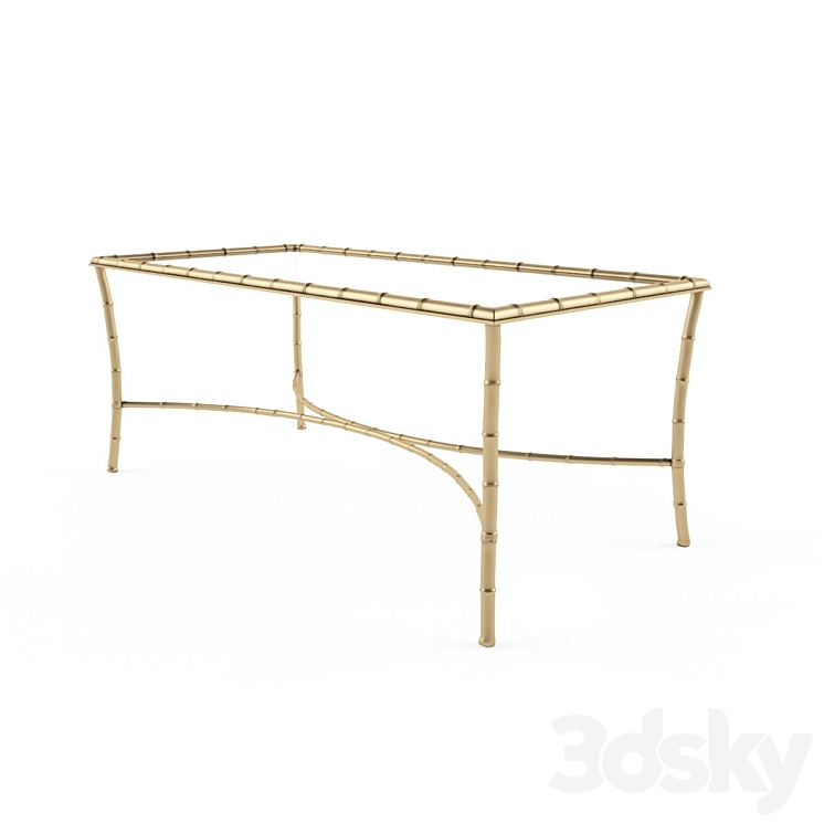 Bamboo Coffee Table - Table - 3D model