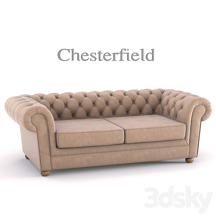 Chesterfield Sofa 3D model