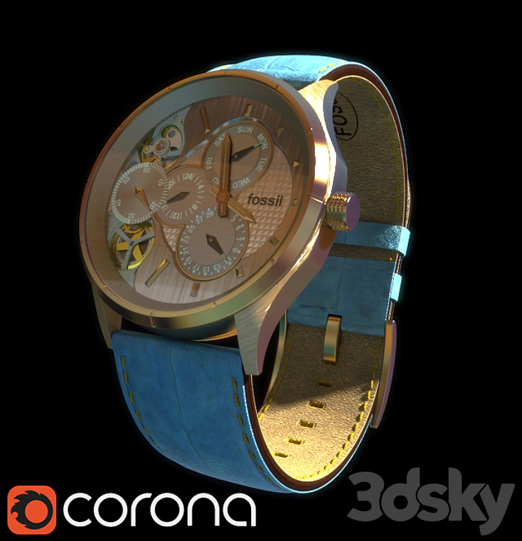 Watch Fossil - Miscellaneous - 3D model