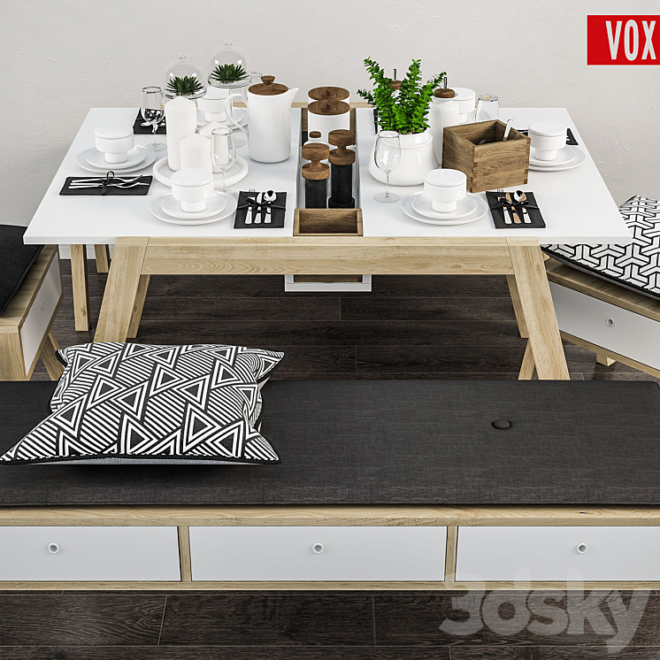Decorative set of table _VOX _Spot - Other - 3D model