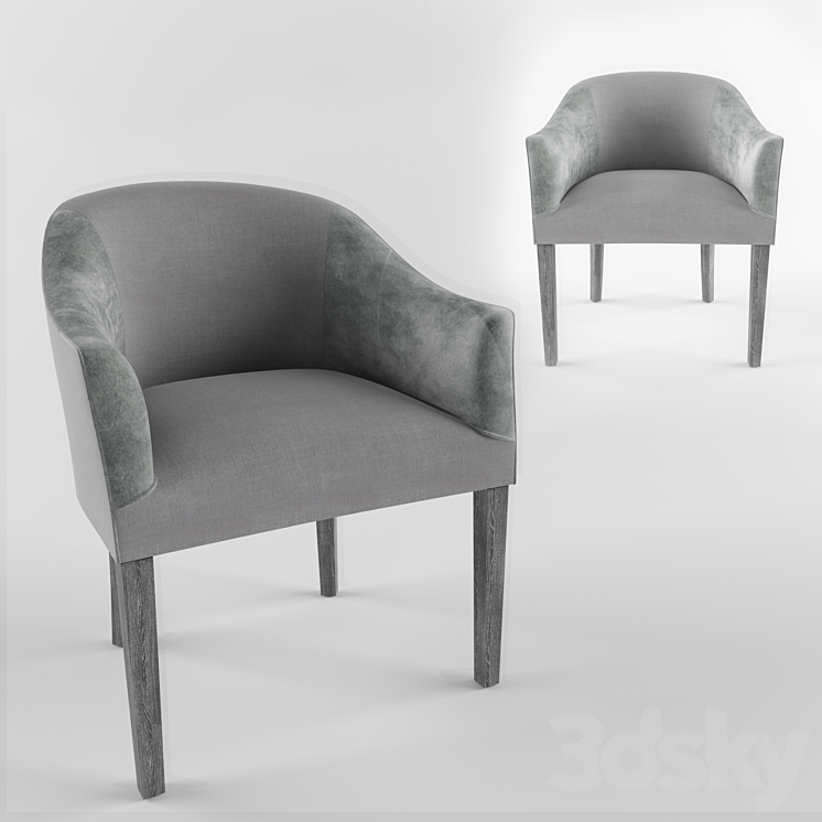 Arm Chair Boston - Arm chair - 3D model